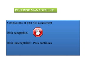 Pest risk analysis-Pest risk analysis (PRA) | PPTX