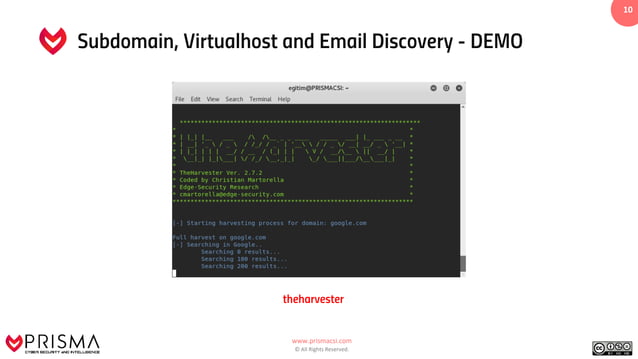Practical White Hat Hacker Training - Passive Information Gathering ...