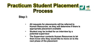 Practicum student placement process_new | PPT