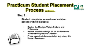 Practicum student placement process_new | PPT