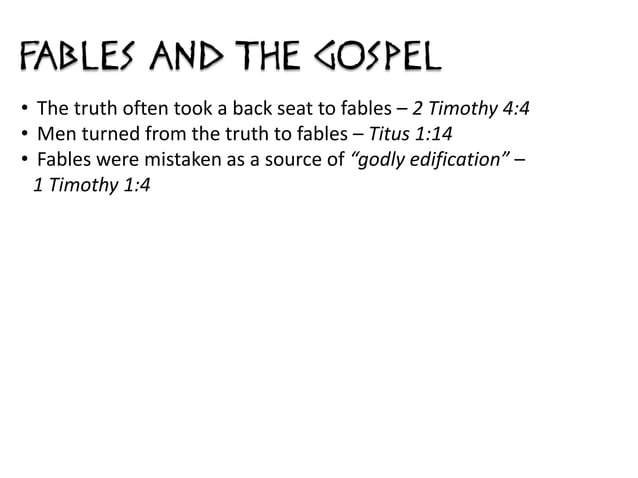2 - Preaching Fables.ppt | Christianity | Religion & Spirituality