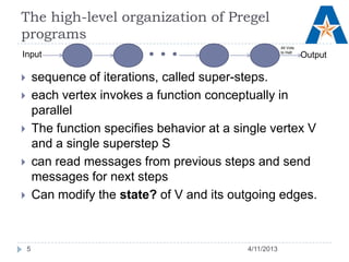 PREGEL a system for large scale graph processing | PPT