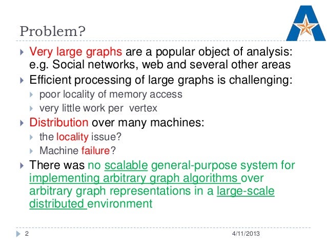 PREGEL a system for large scale graph processing