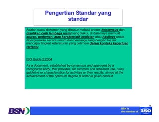 Cakupan Standardisasi | PDF