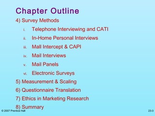 Chapter 23 Marketing Research Malhotra | PPT