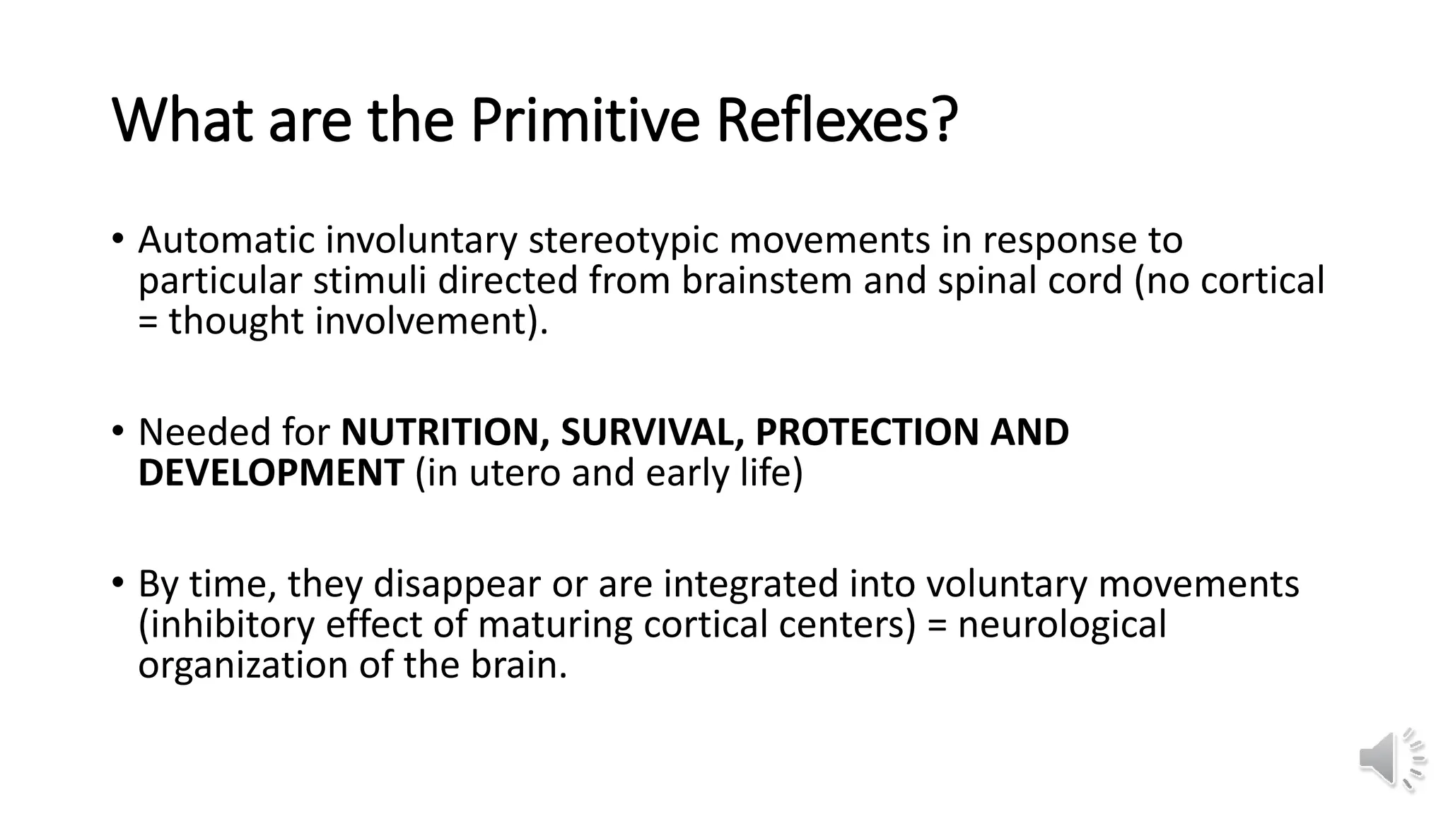 2- Primitive Reflexes.pptx in pediatrics | PPTX
