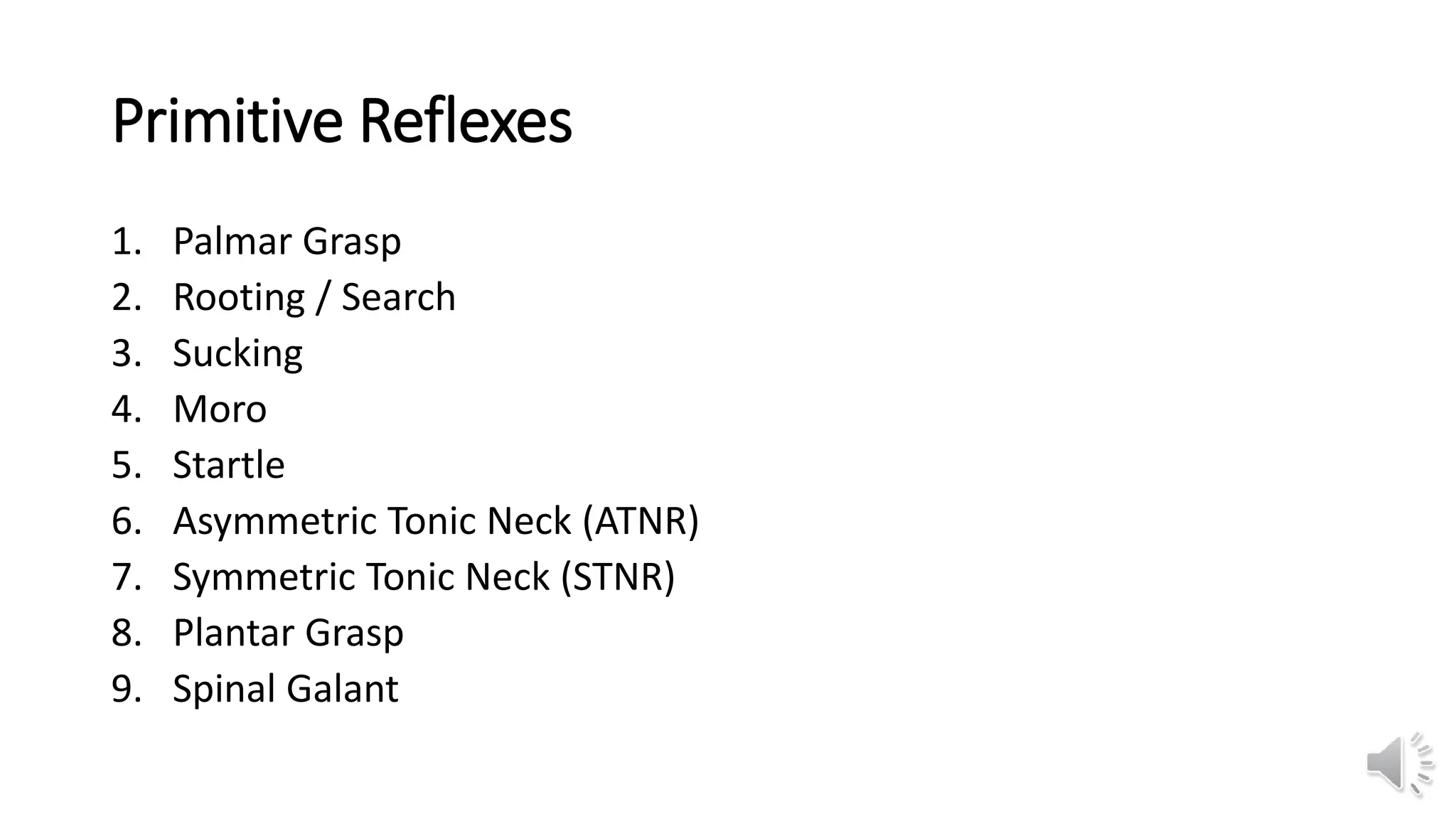 2- Primitive Reflexes.pptx in pediatrics | PPTX