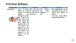 2- Primitive Reflexes.pptx in pediatrics | PPTX