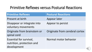 2- Primitive Reflexes.pptx in pediatrics | PPTX