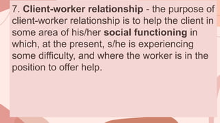 2-Principles and Core Values of the social workers | PPTX