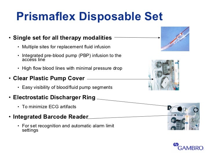 2 prismaflex crrt basic components - seg 2