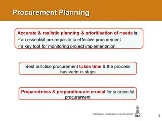 Procurement plan | PPT