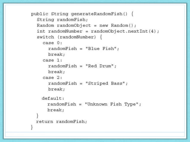 OCA JAVA - 2 Programming with Java Statements | PPT