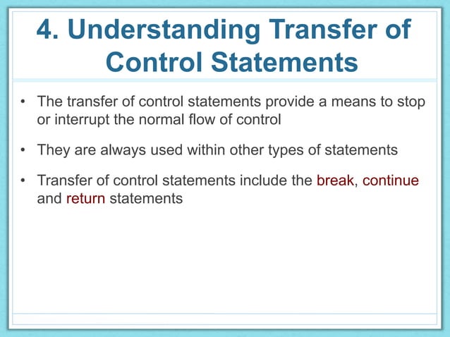 OCA JAVA - 2 Programming with Java Statements | PPT