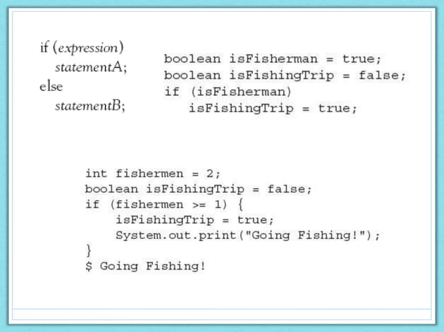 OCA JAVA - 2 Programming with Java Statements | PPT