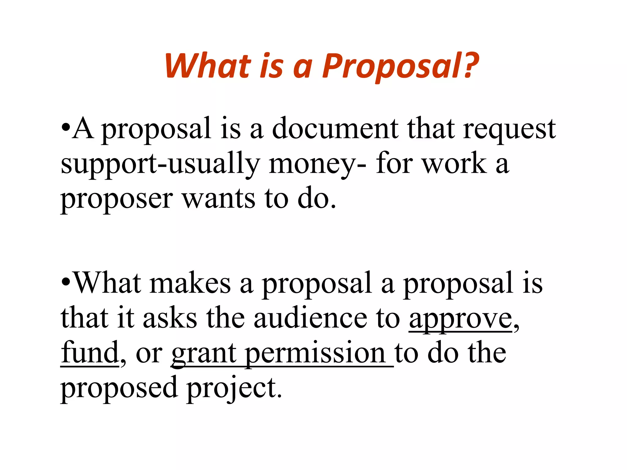 How to write a proposal -writing | PPT
