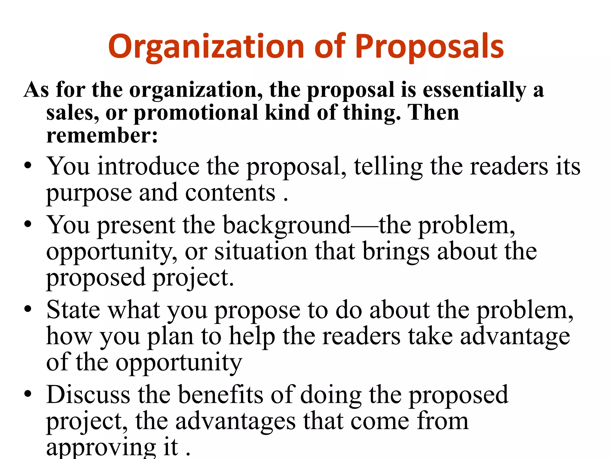 How to write a proposal -writing | PPT