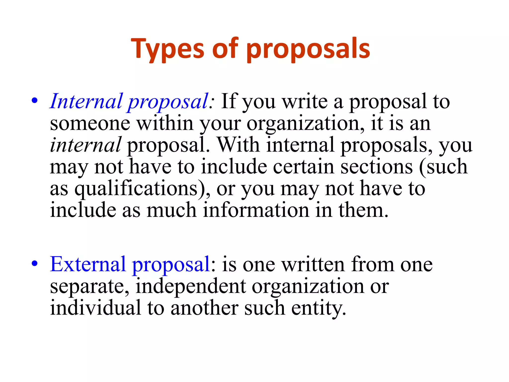How to write a proposal -writing | PPT