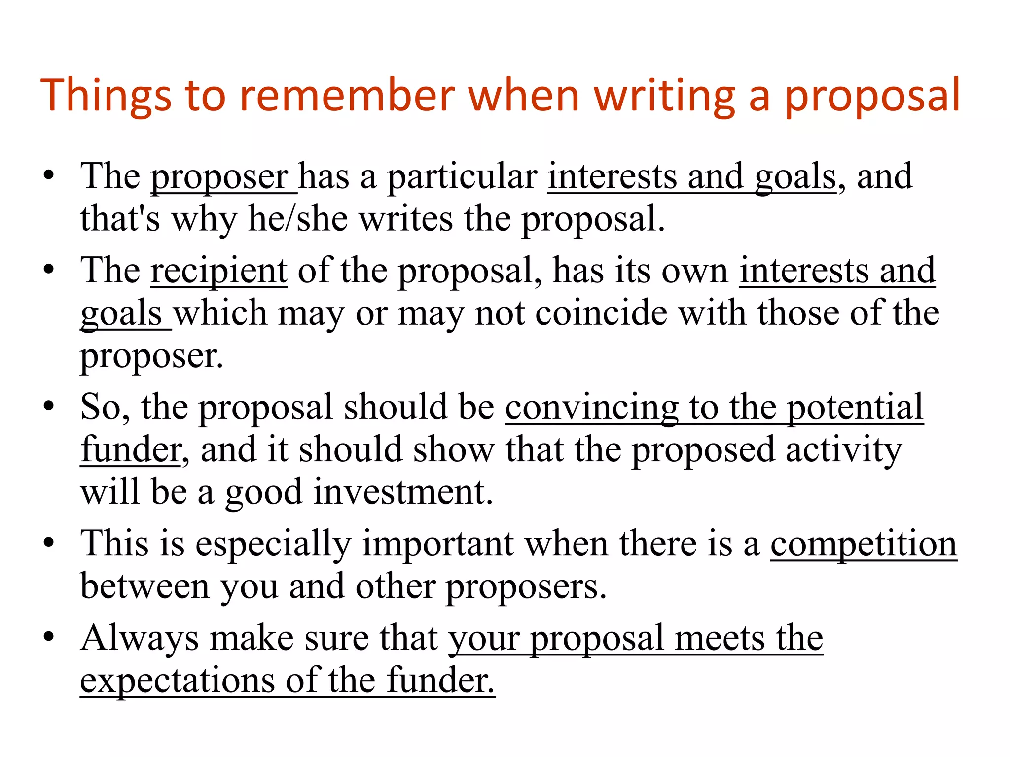 How to write a proposal -writing | PPT