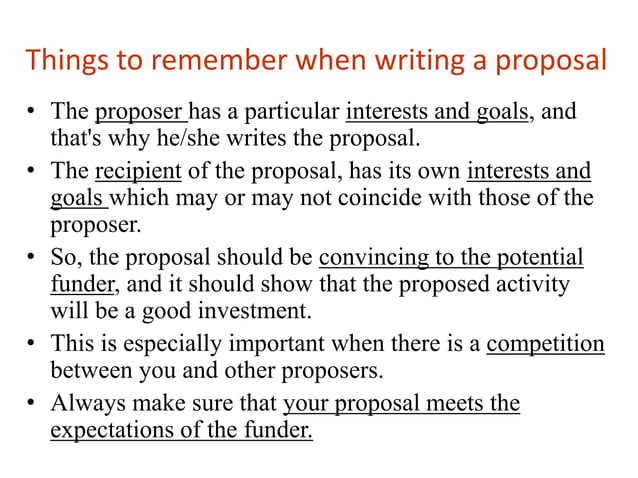 How to write a proposal -writing | PPT | Financial Planning | Personal ...