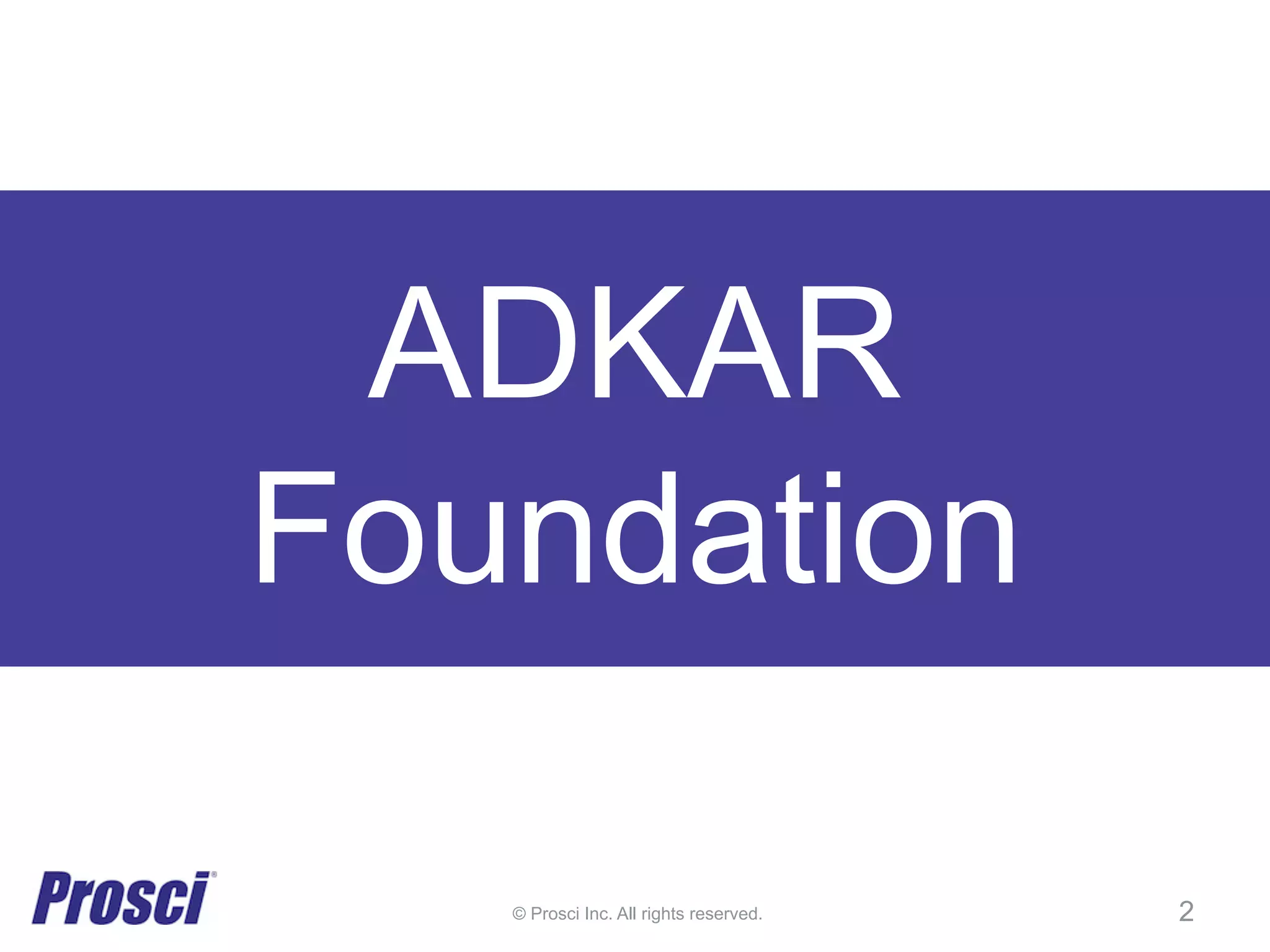 Prosci ADKAR Dashboard webinar | PDF