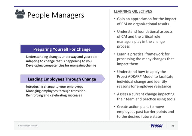 Prosci Webinar: Developing Role-Based Change Competency in an ECM ...