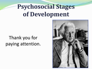 Psychosocial Development Theory - Erikson | PPTX