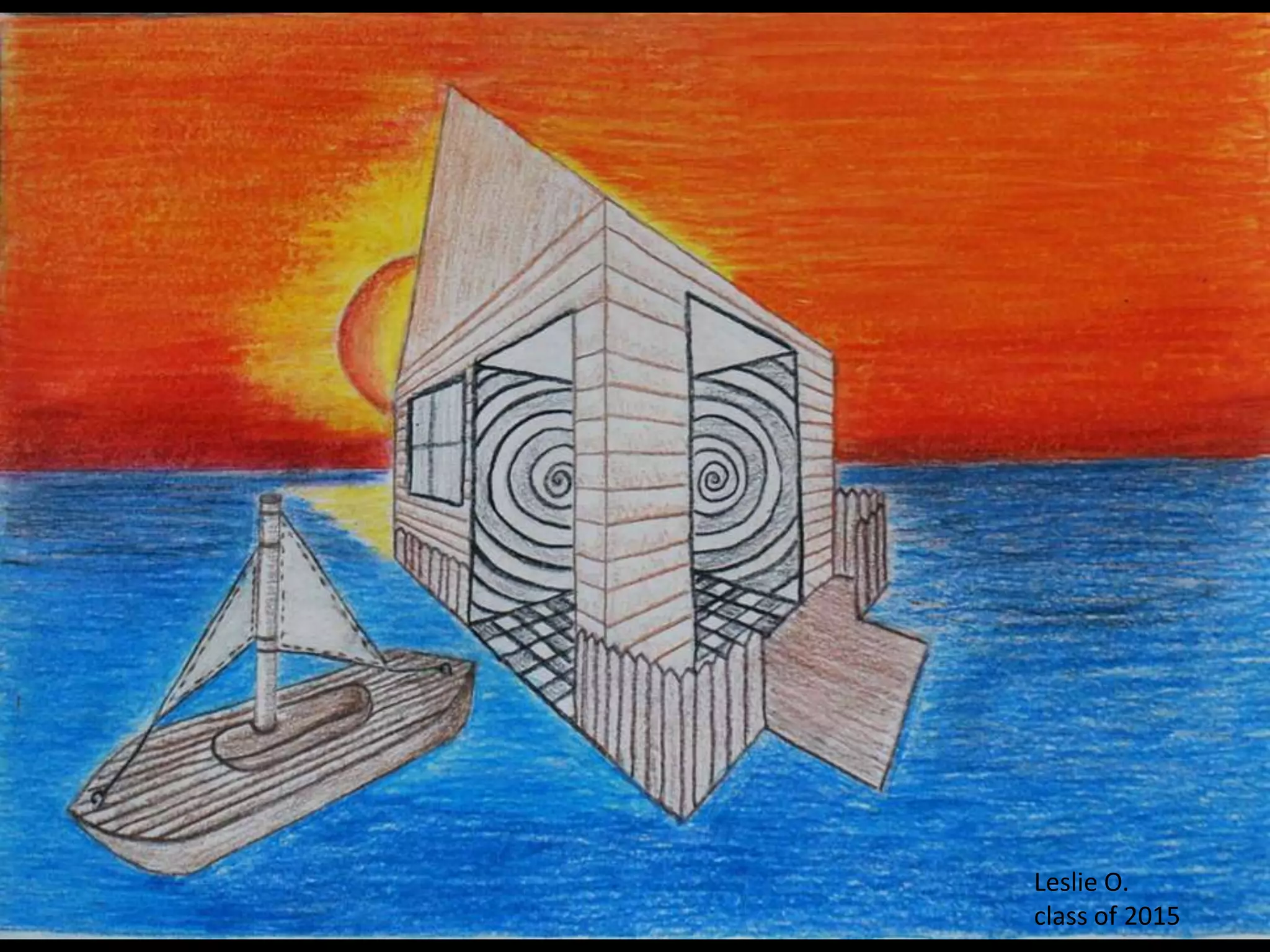 2-pt. perspective drawing from Rock Hill H.S. | PPTX