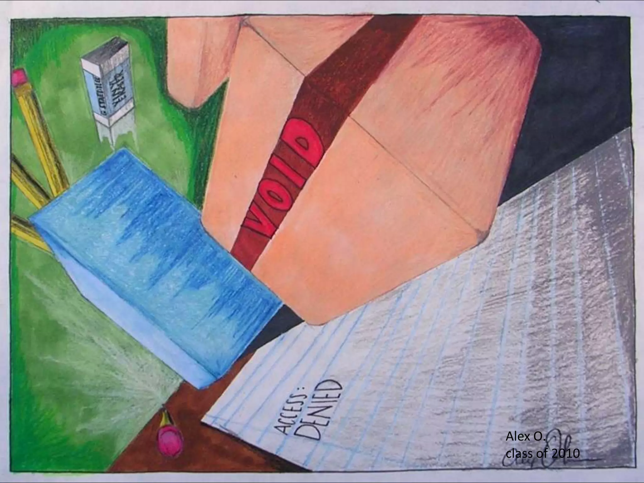 2-pt. perspective drawing from Rock Hill H.S. | PPT