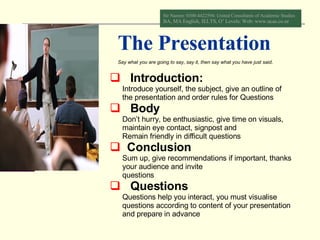 Public Speaking And Presentations | PPT