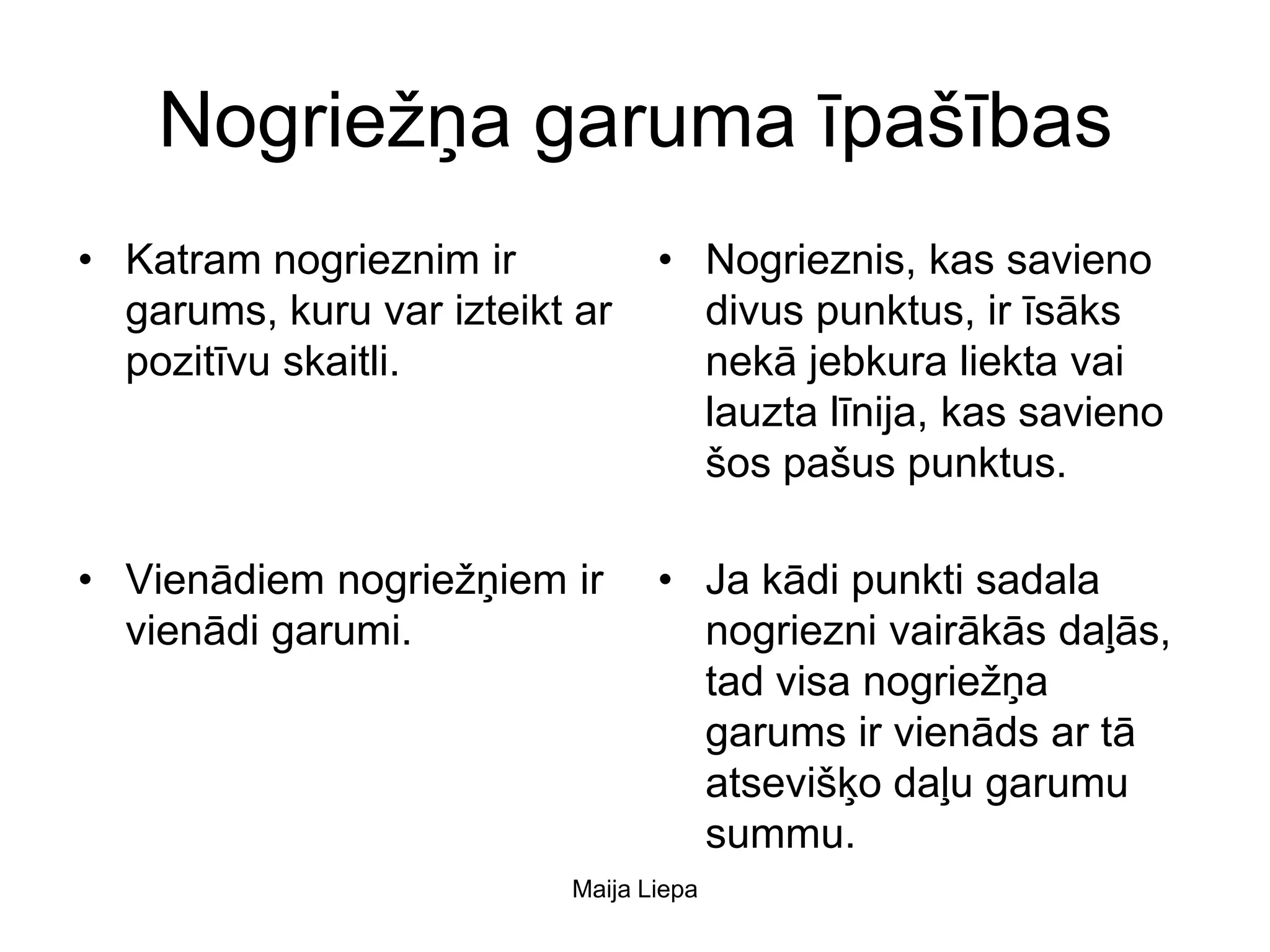 2. punkts, taisne un taisnes daļas | PPTX
