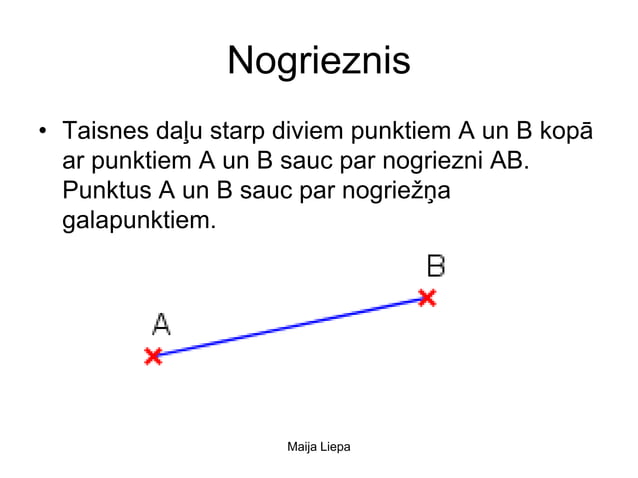 2. punkts, taisne un taisnes daļas | PPTX