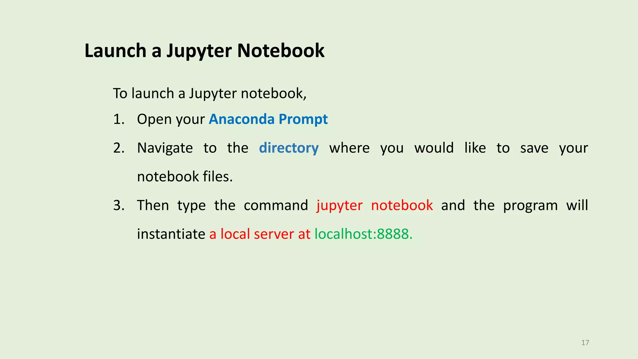 2 Python And Jupyter Introductionpptx Computing Technology And Computing 9601