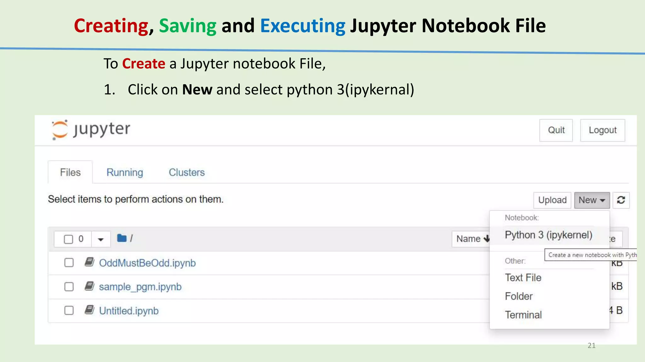 2 Python And Jupyter Introductionpptx Computing Technology And Computing 8130