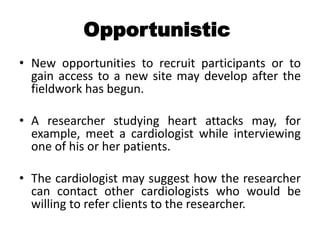 2. Qualitative sampling techniques by elmusharaf | PPTX