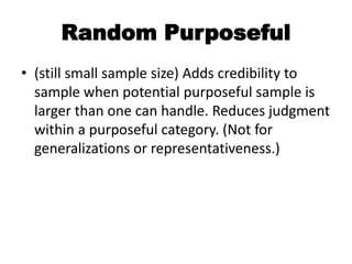 2. Qualitative sampling techniques by elmusharaf | PPTX