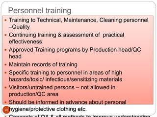 2-Quality-assurance-6th-Sem Quality control and GMP | PPTX