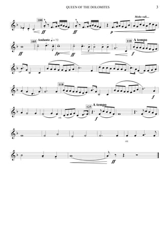 Queen of the Dolomites - Jacob de Haan - Set of Clarinets | PDF