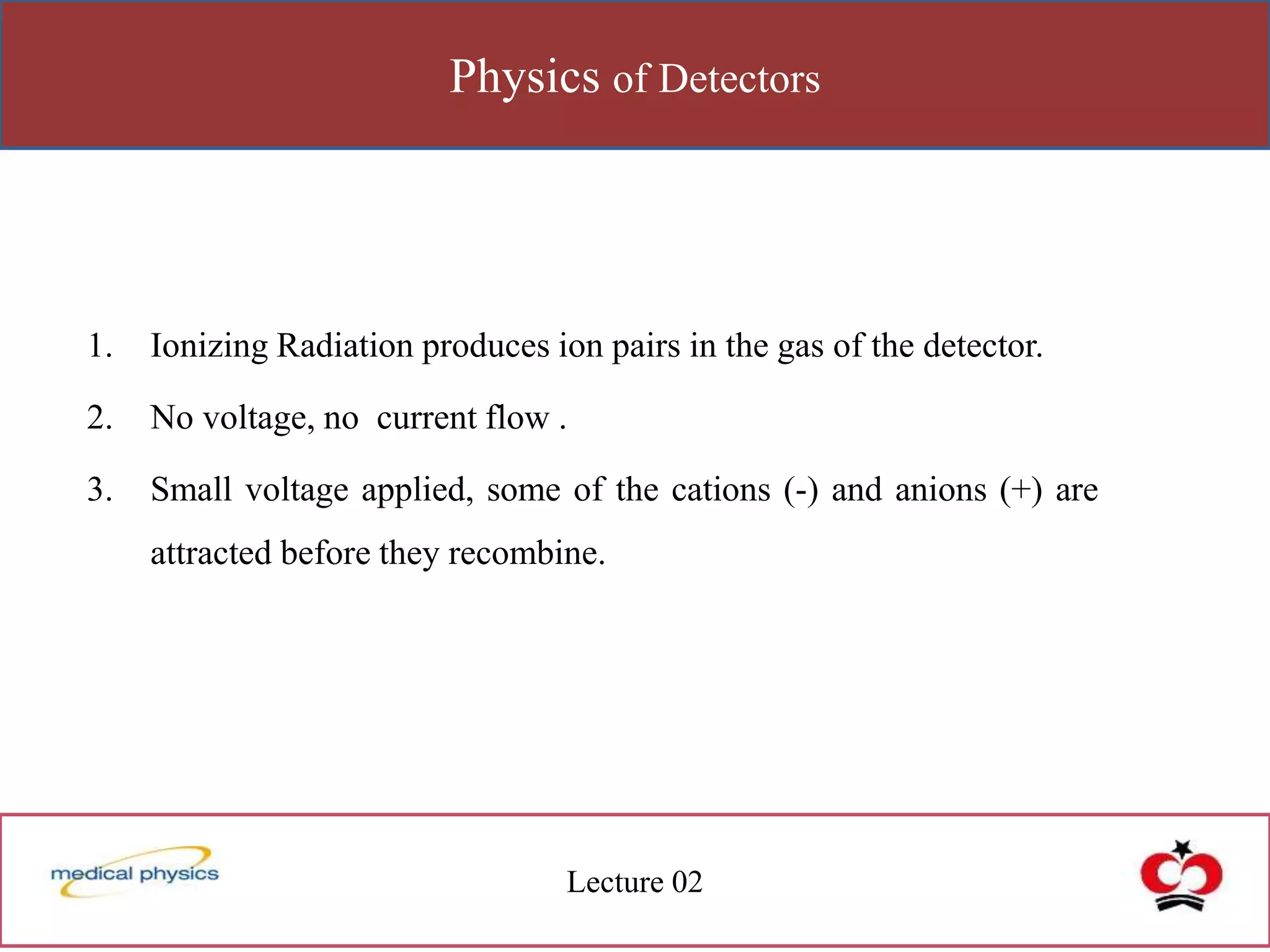 Radiation detection and measurement | PPTX