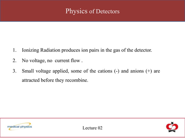Radiation detection and measurement | PPTX | Chemistry | Science