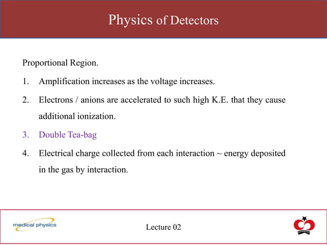 Radiation detection and measurement | PPTX | Chemistry | Science