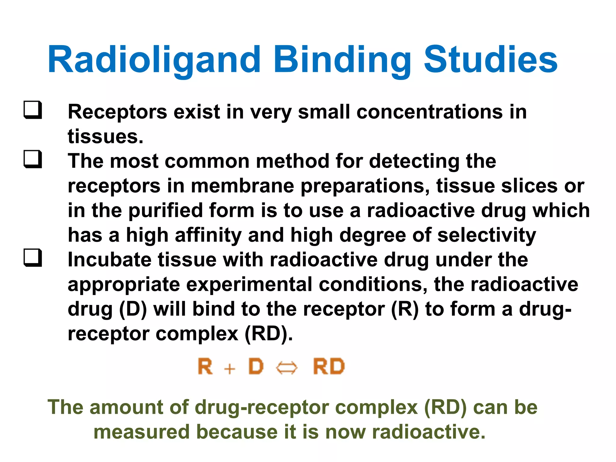 radioligand binding studies | PPT
