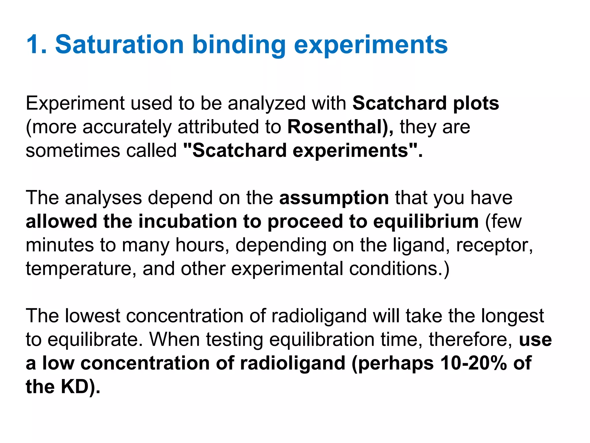 radioligand binding studies | PPT