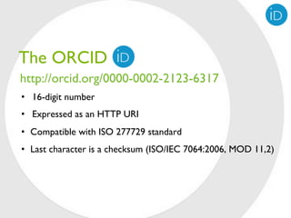 2. ratner orcid getting to launch v5 | PPT