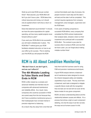Why RCM Doesn't Work? | PDF