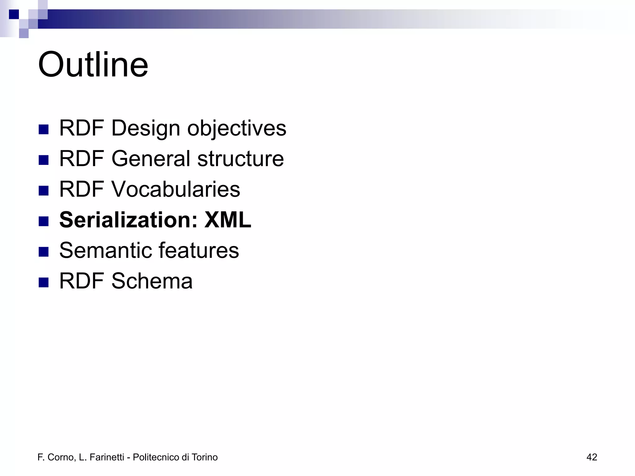 RDF - Resource Description Framework and RDF Schema | PDF