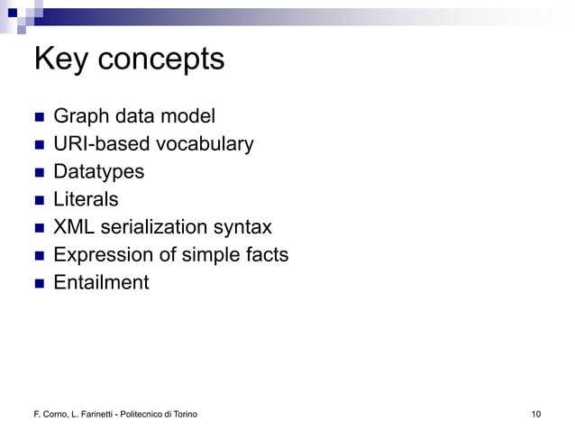 RDF - Resource Description Framework and RDF Schema | PDF