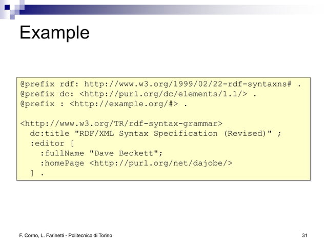 RDF - Resource Description Framework and RDF Schema | PDF