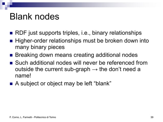 RDF - Resource Description Framework and RDF Schema | PDF