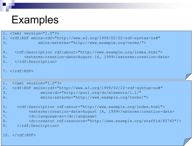 RDF - Resource Description Framework and RDF Schema | PDF